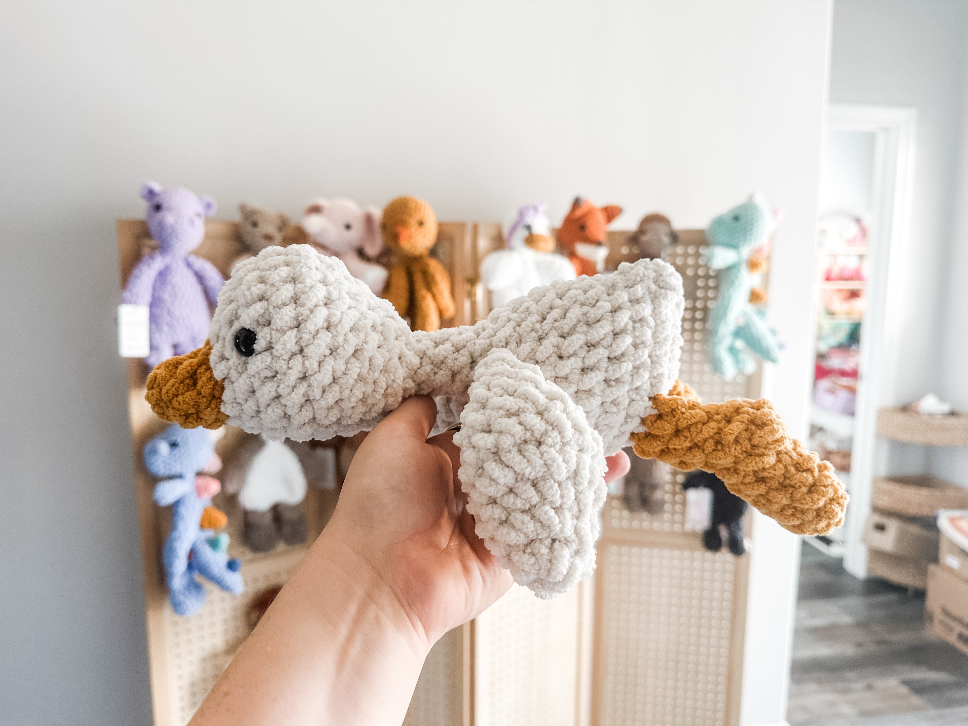 Mini Goose Plushie – Two Little Knots